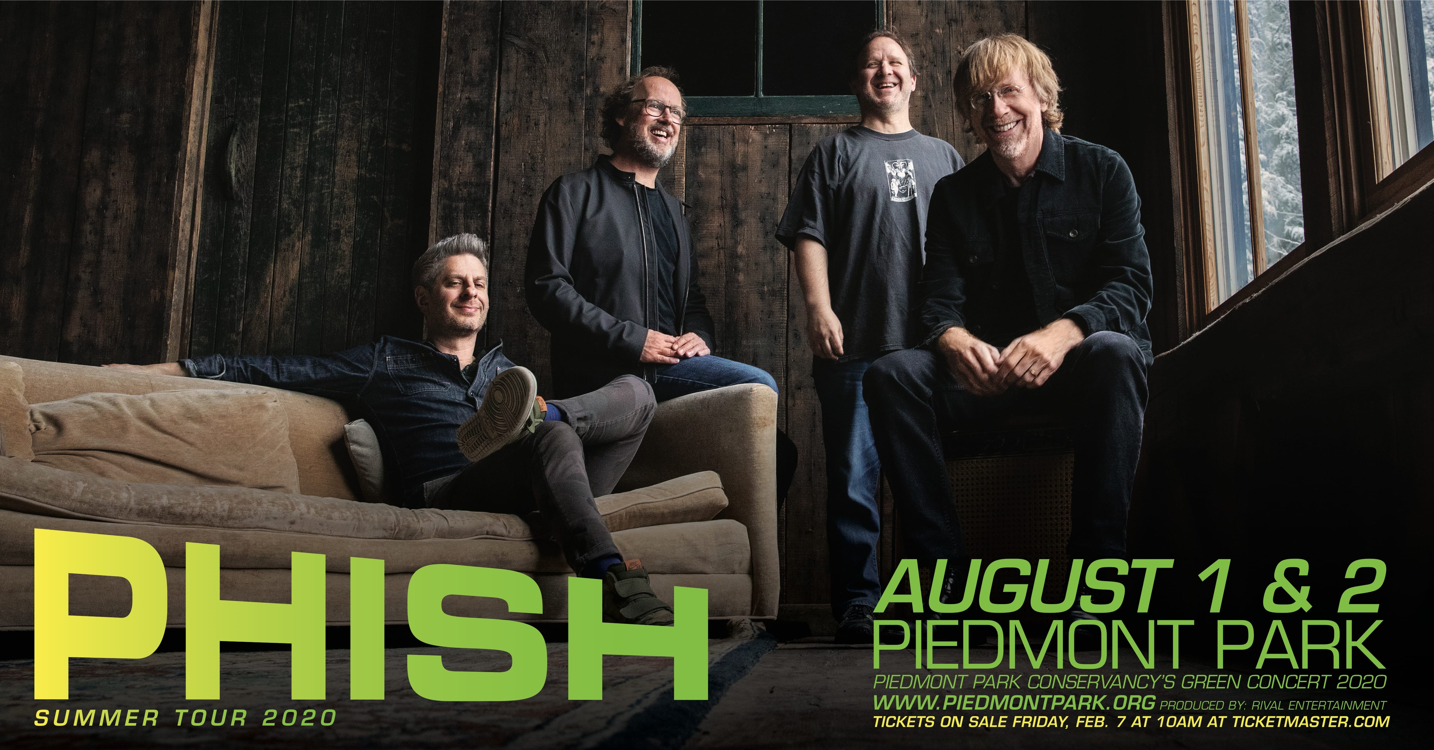 2020 Phish-Green Concert_FB TIX V2 - Piedmont Park Conservancy, Inc.